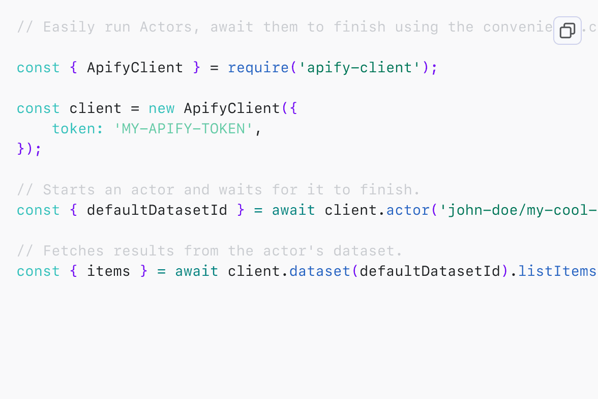 APIs at Apify · Apify