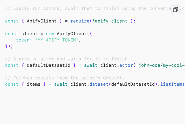 APIs at Apify · Apify