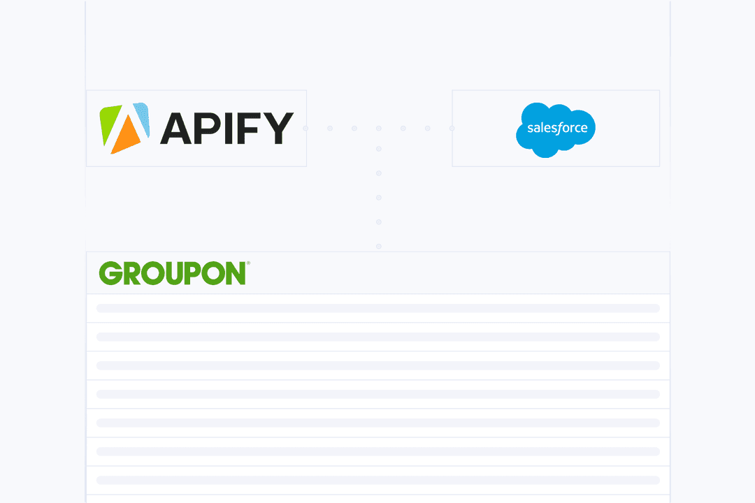 Web scraping for lead generation · Apify