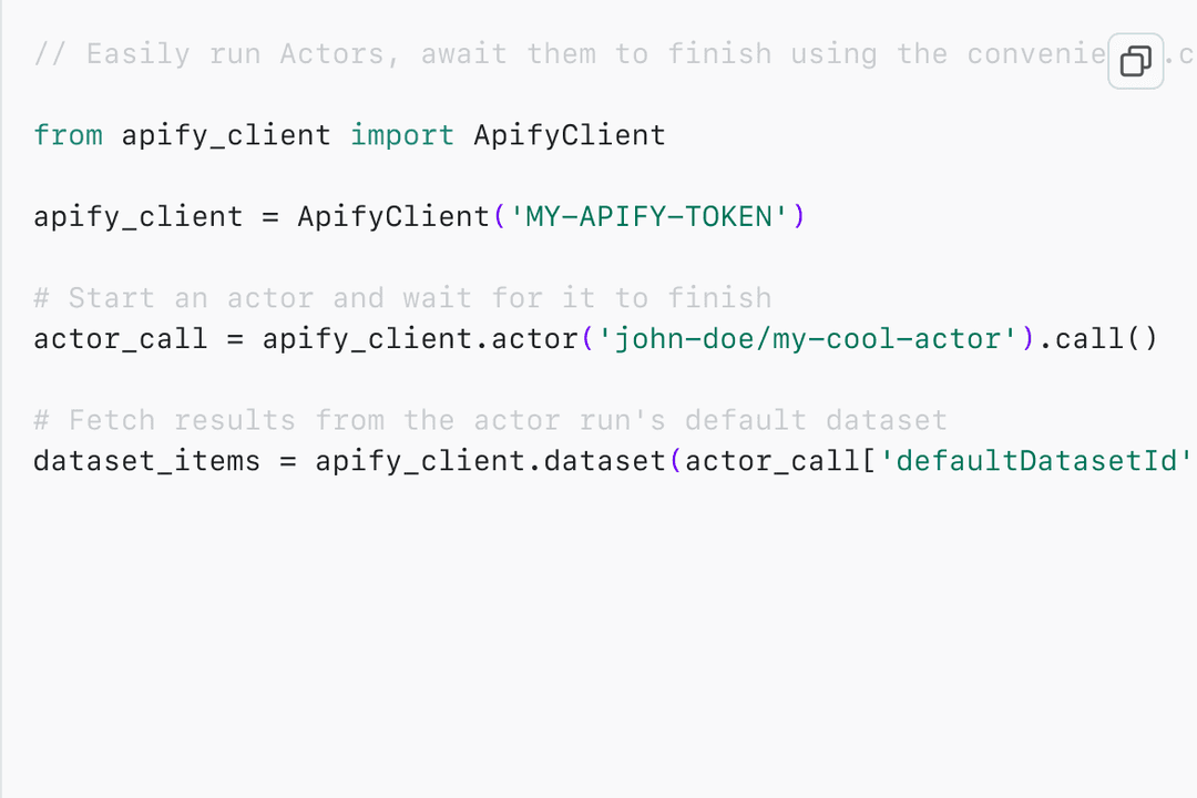 APIs at Apify · Apify
