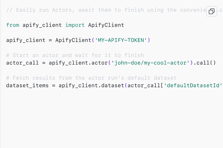 APIs at Apify · Apify