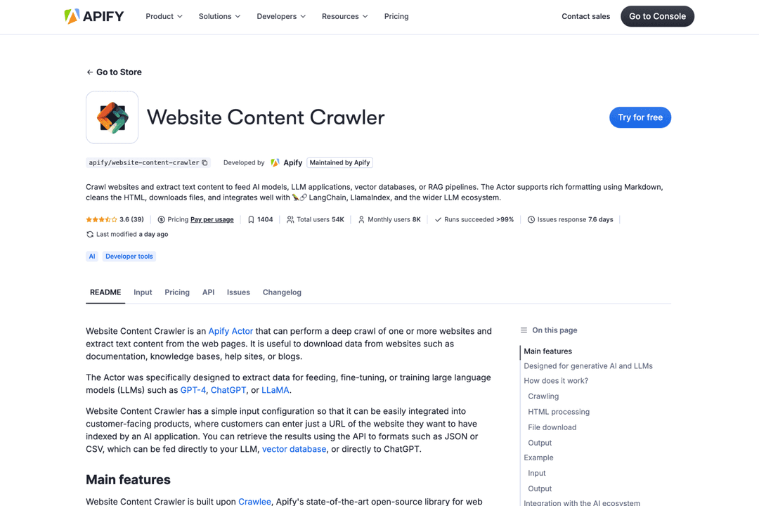 Best Tavily alternatives · Apify