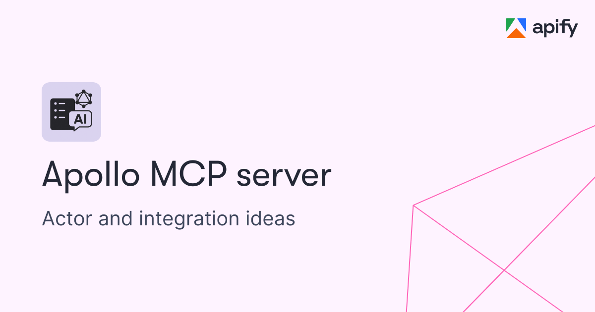 Apollo mcp server · New ideas · Apify