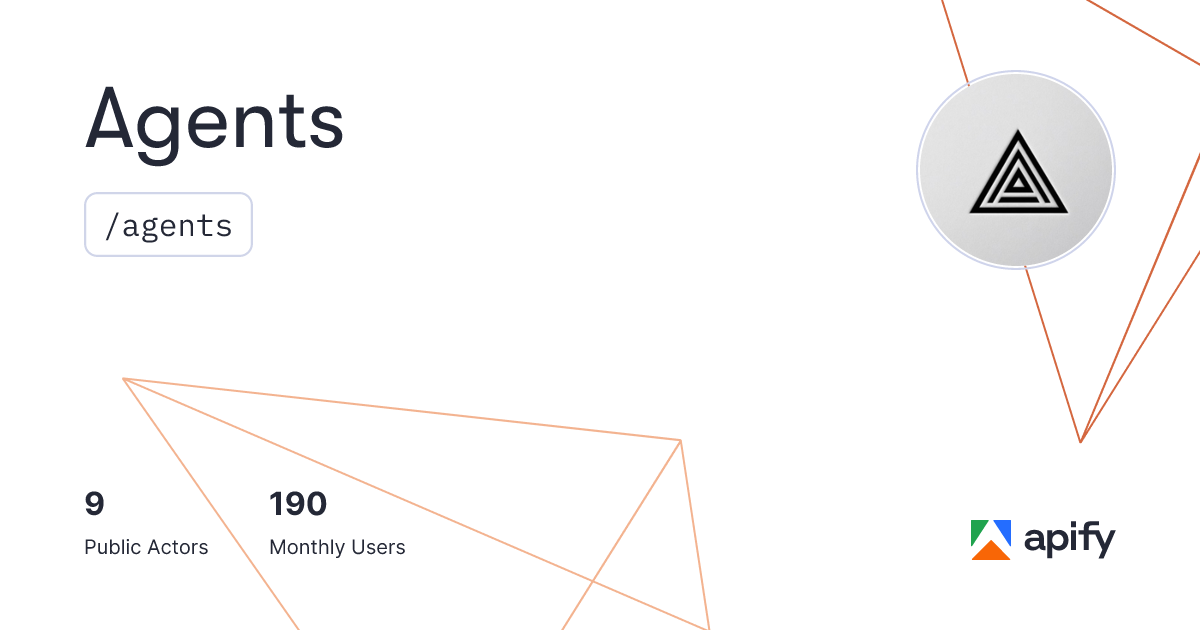 Agents (agents) · Apify