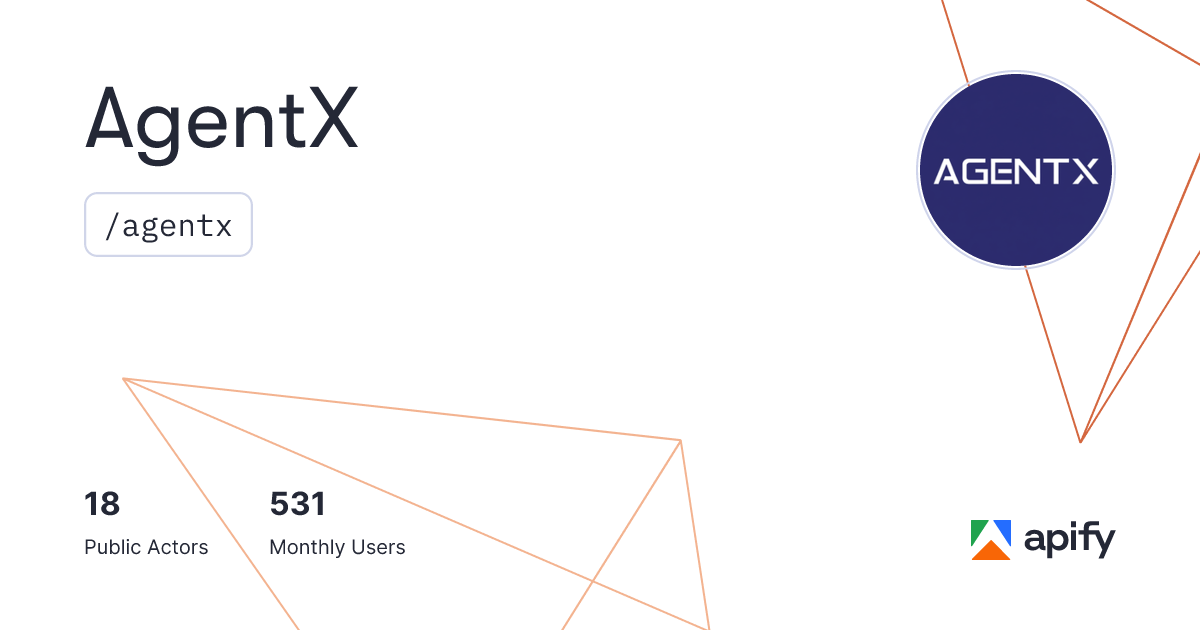 AgentX (agentx) · Apify