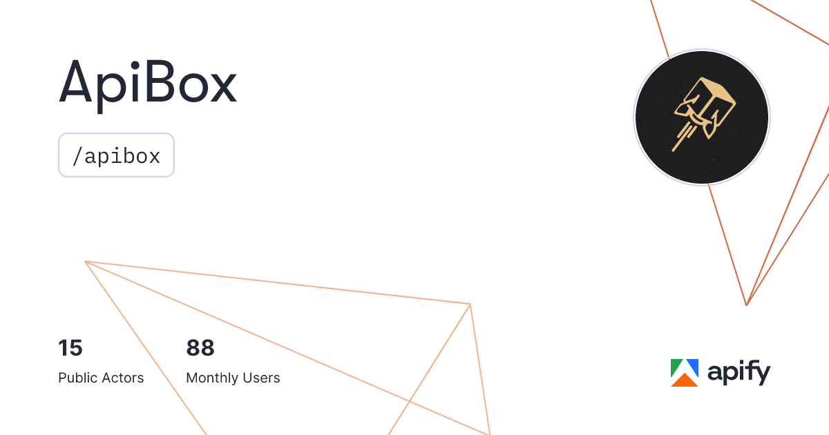 ApiBox (apibox) · Apify