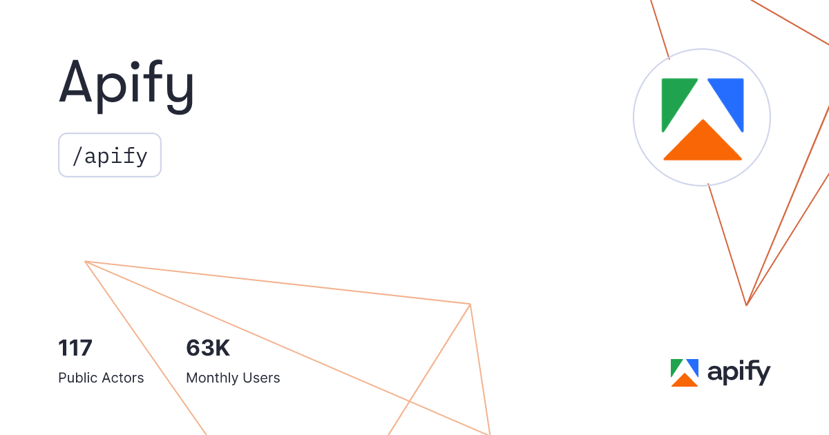 Apify (apify) · Apify