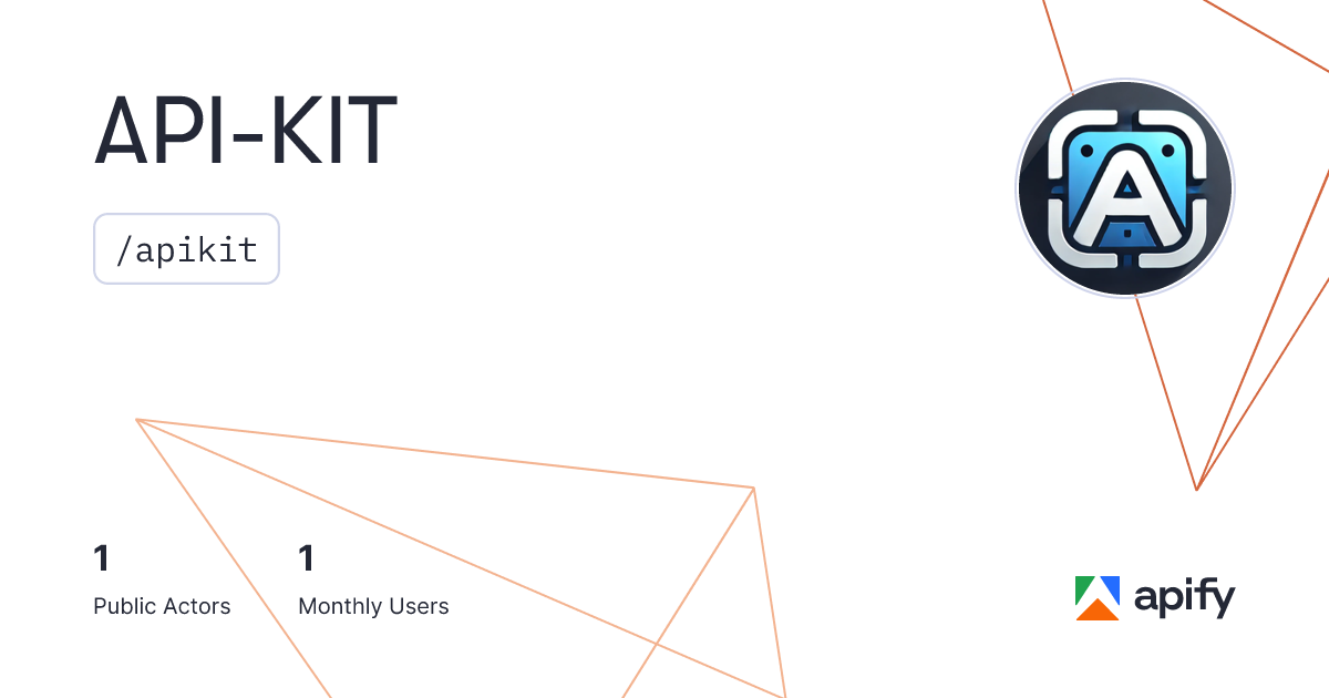 API-KIT (apikit) · Apify
