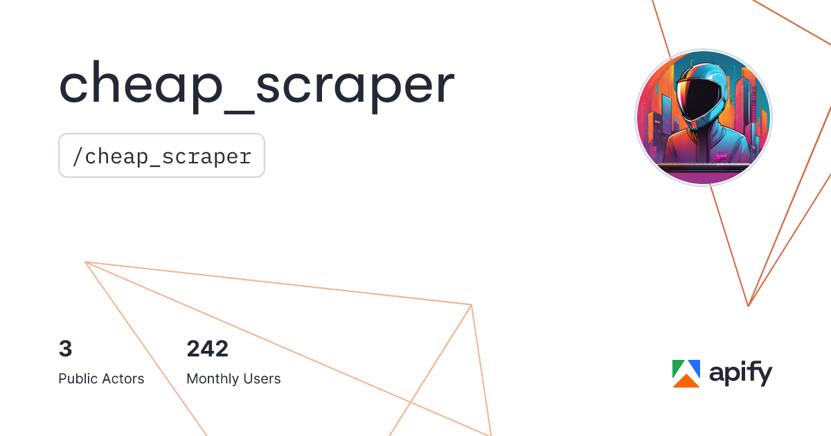 cheap_scraper (cheap_scraper) · Apify