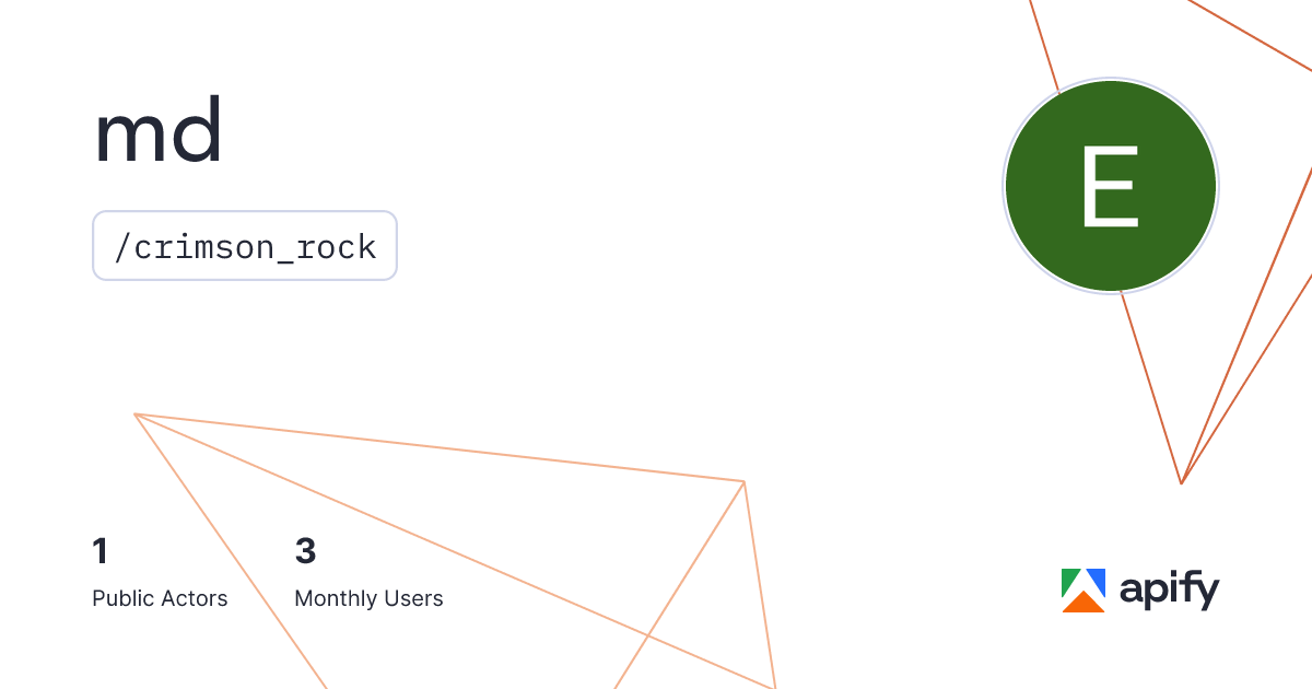 md (crimson_rock) · Apify