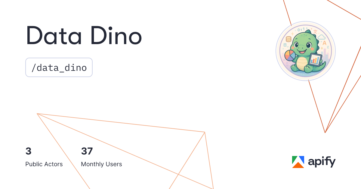 data_dino (Data Dino) · Apify
