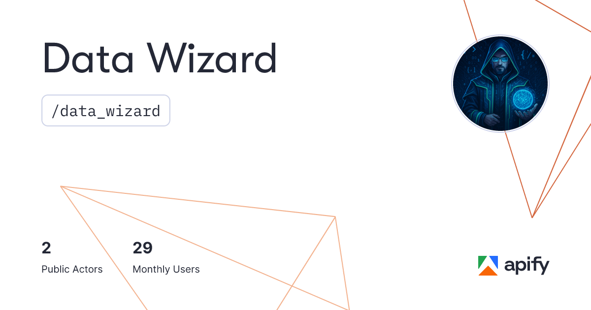 Data Wizard (data_wizard) · Apify