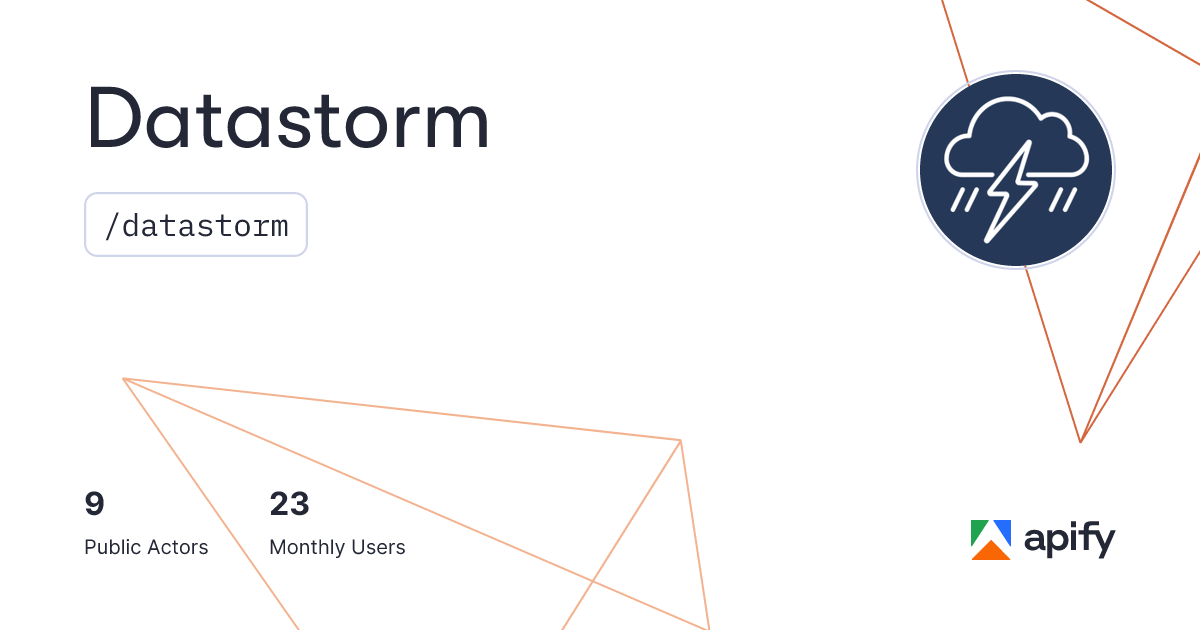 Datastorm (datastorm) · Apify