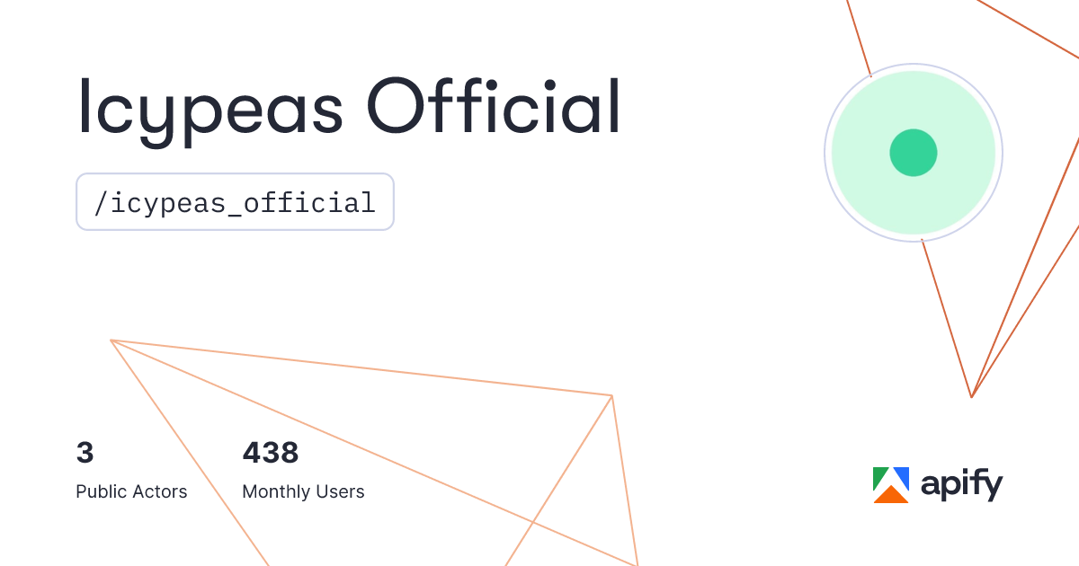 Icypeas Official (icypeas_official) · Apify