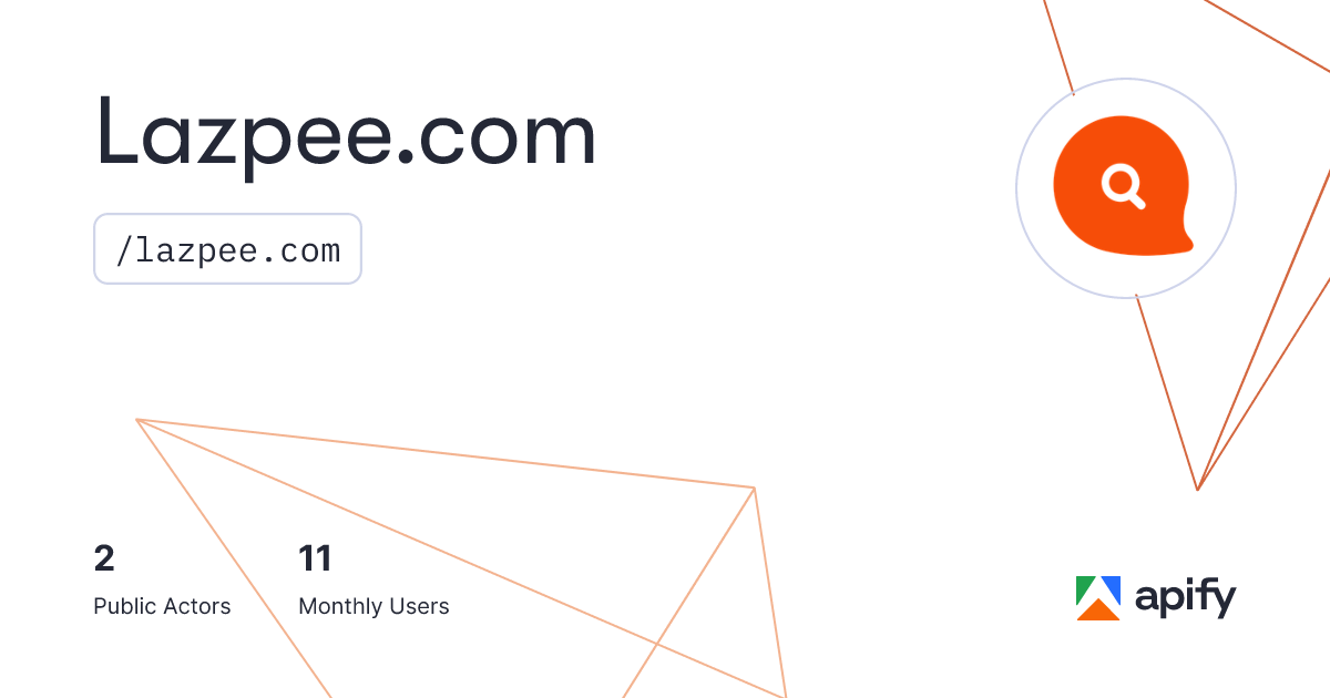 lazpee.com (Lazpee.com) · Apify