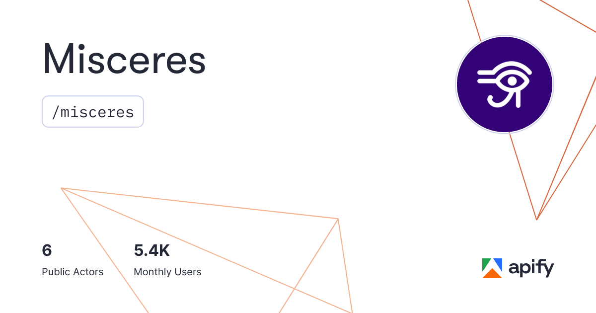 Misceres (misceres) · Apify
