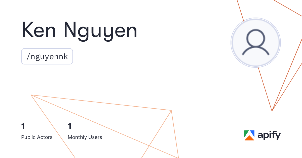 nguyennk (Ken Nguyen) · Apify