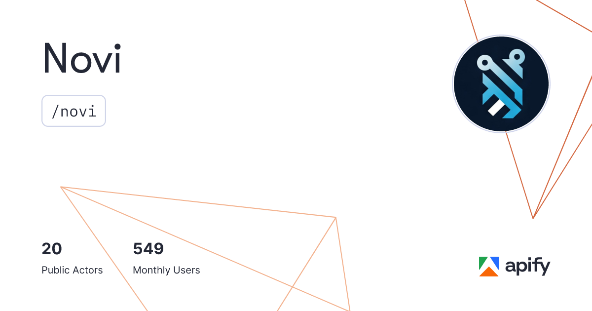 Novi (novi) · Apify