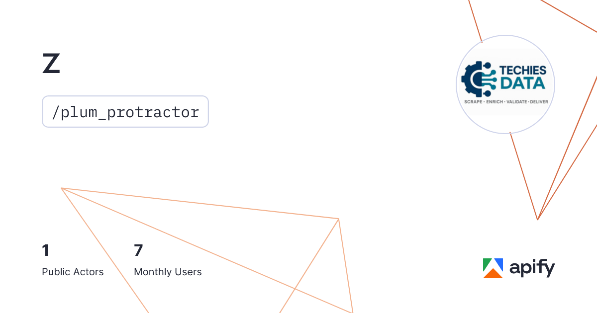 z (plum_protractor) · Apify