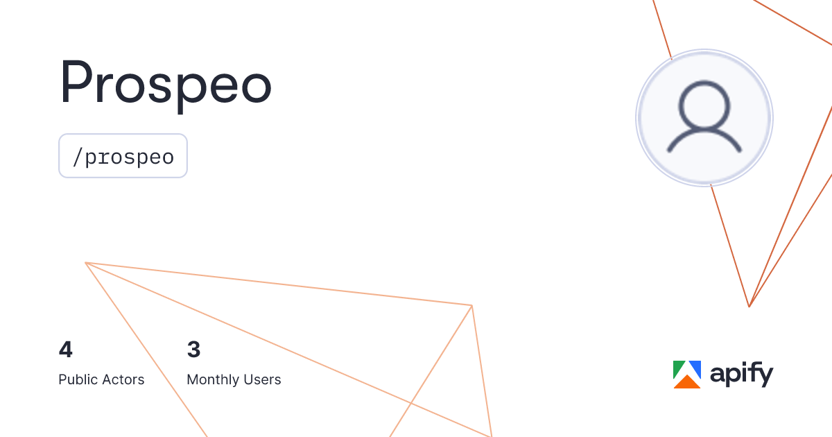 Prospeo (prospeo) · Apify