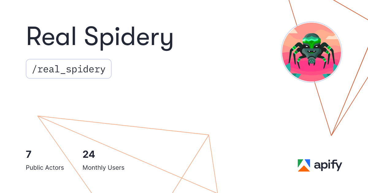 Real Spidery (real_spidery) · Apify