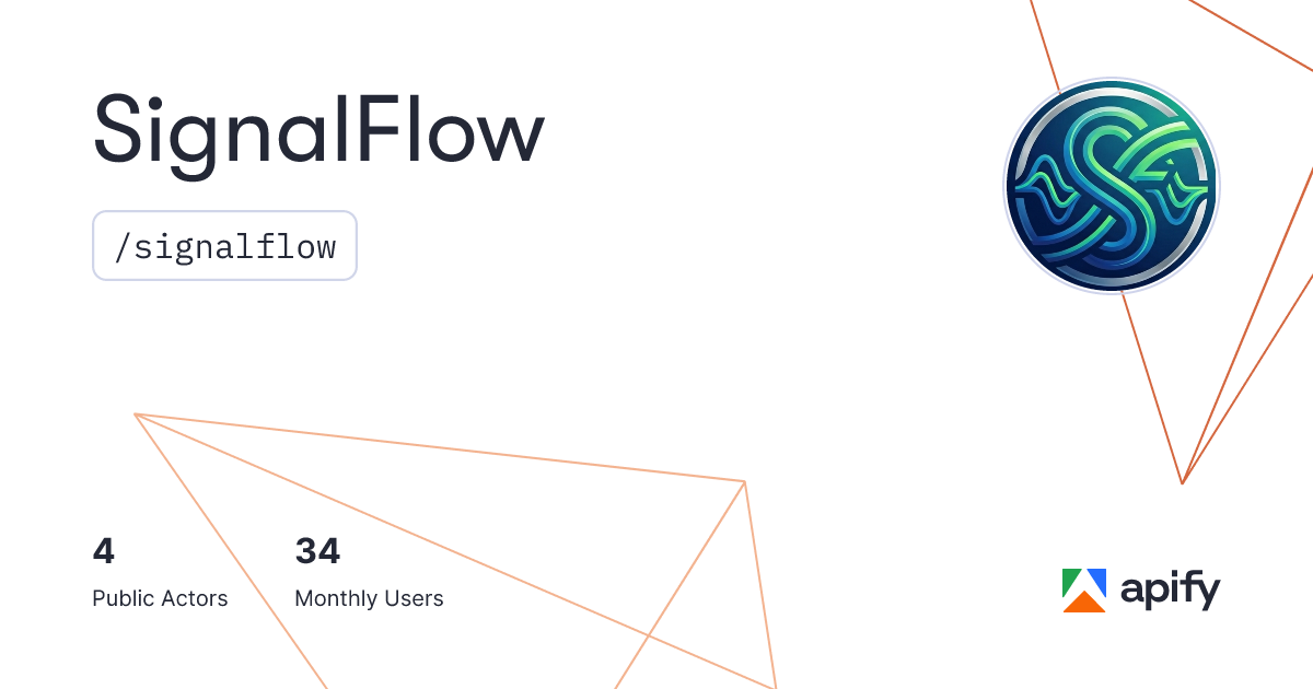 SignalFlow (signalflow) · Apify