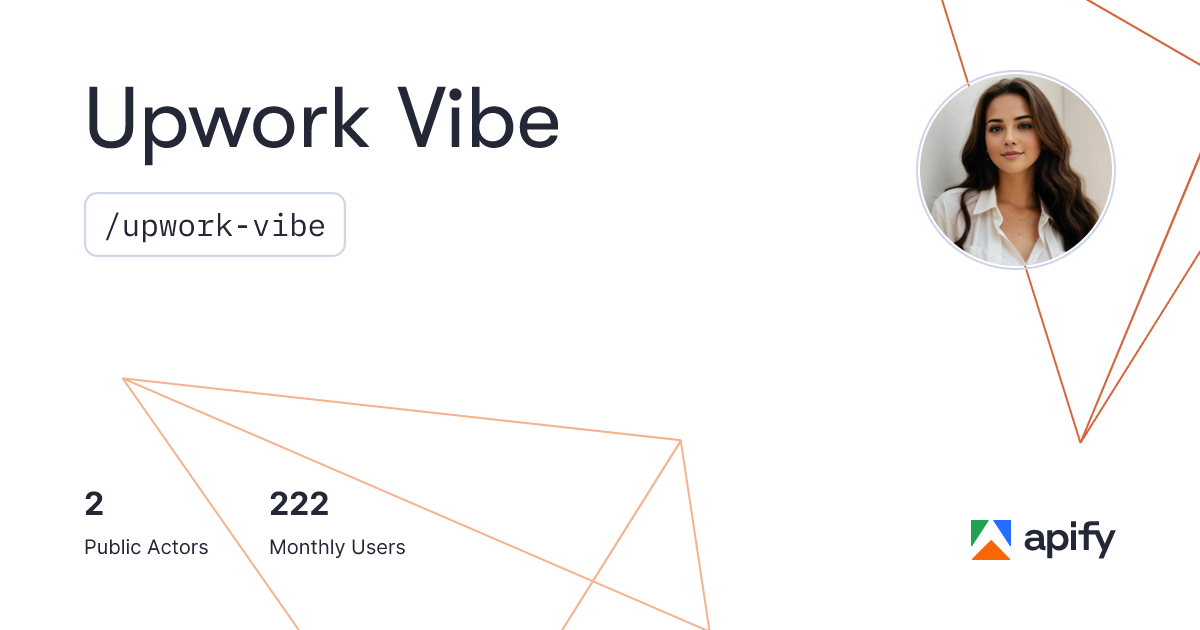 Upwork Vibe (upwork-vibe) · Apify