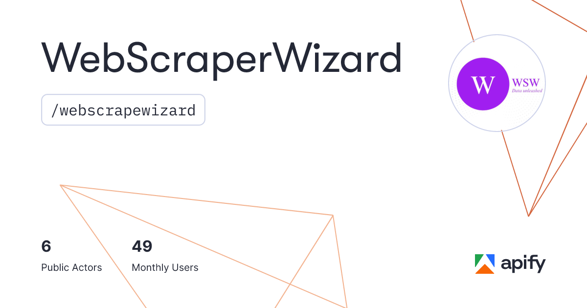 WebScraperWizard (webscrapewizard) · Apify