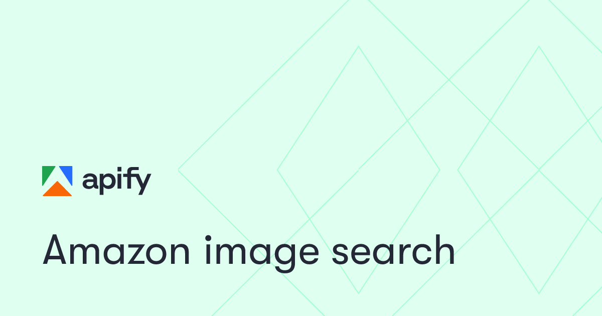 Amazon image search · Apify
